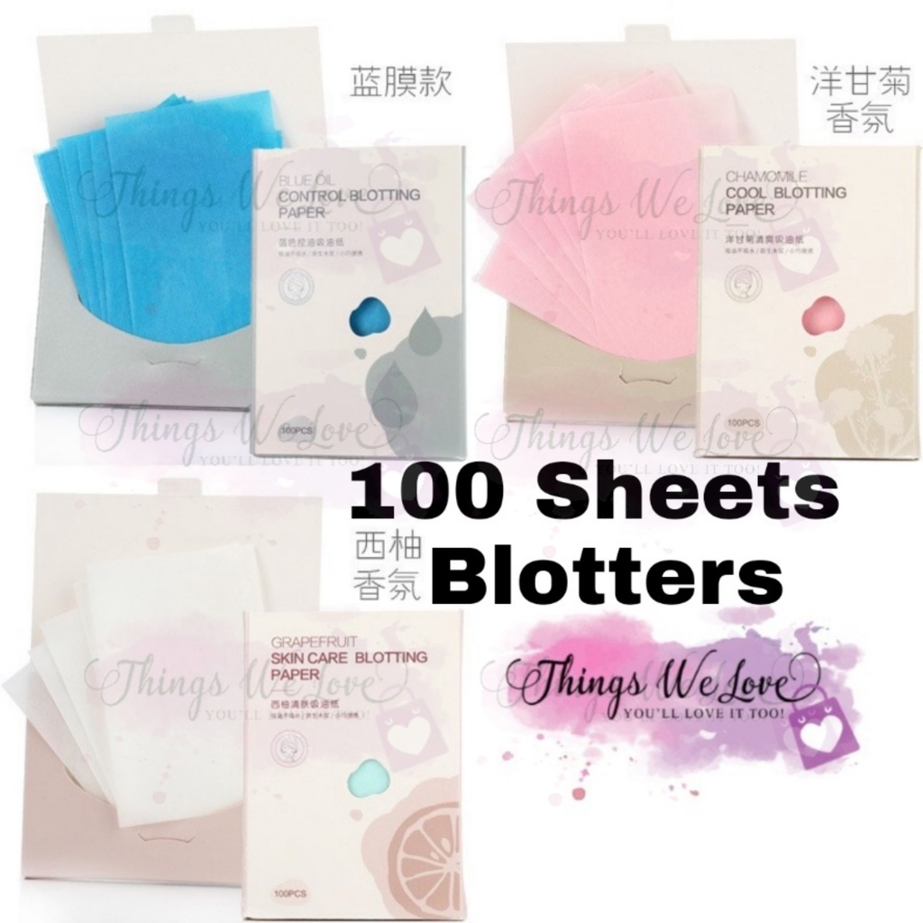 [SG SELLER] [FREE SHIPPING] Face Facial Blotters Absorbs Absorbing ...