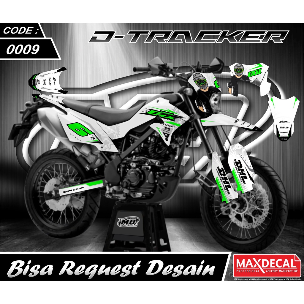 00009 Newest full Body DTRACKER Decal Sticker - full Body DTRACKER ...
