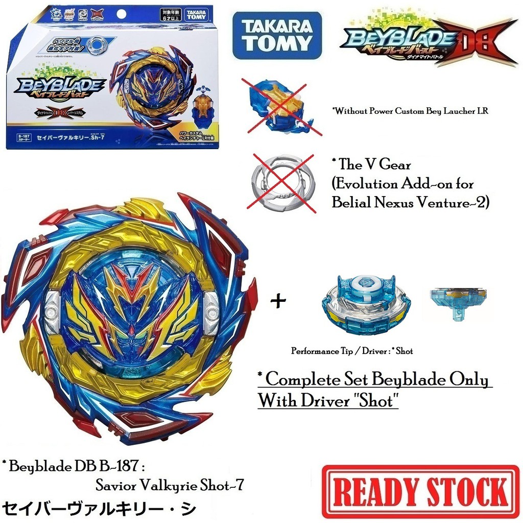 Beyblade Burst Daynamite Battle B-187 : Savior Valkyrie Shot-7 ...