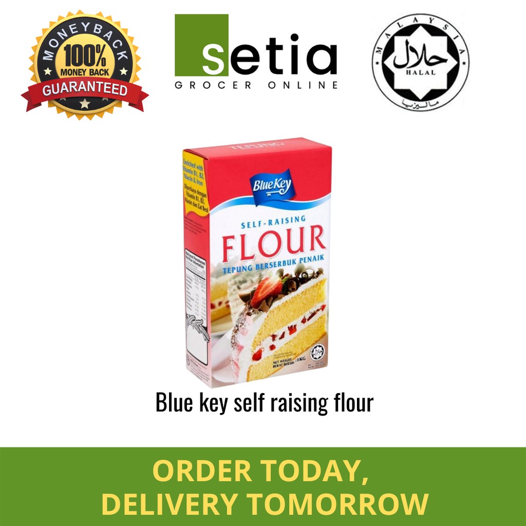 Blue key self raising flour 1kg | Shopee Singapore