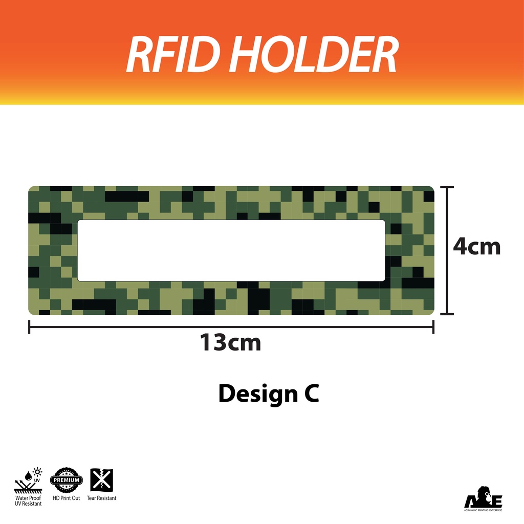 RFID Holder TnG Windscreen Sticker | 静电贴纸 | No Gum | 无胶 | Shopee Singapore