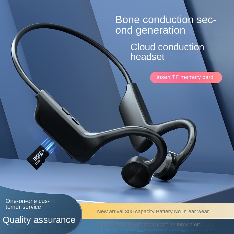 Bone Conduction Bluetooth Headset Radio Gaming Wireless Headsets Sports ...