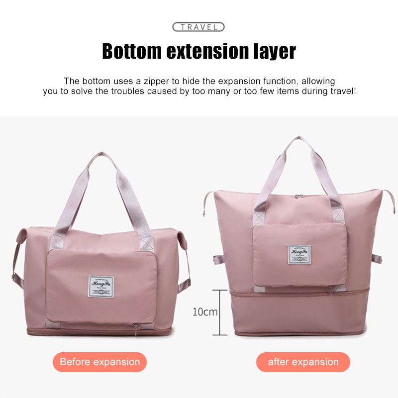 High Quality Folding Travel Bags Extendable Waterproof Wet Dry Large ...