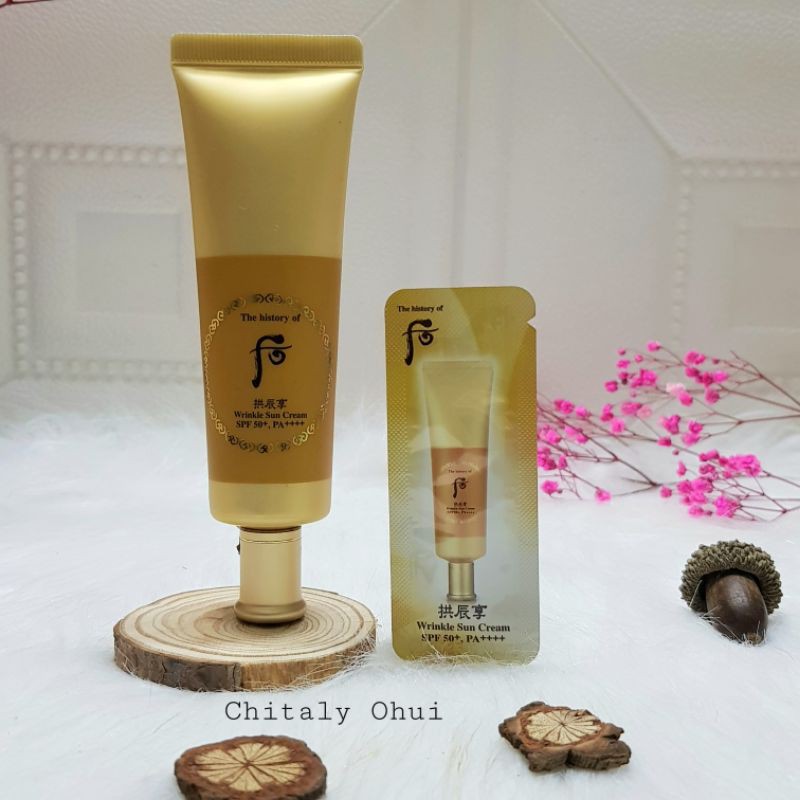Combo 30 sample packs Whoo Jin Hae Yoon Wrinkle Sun Cream SPF50 + / PA ...