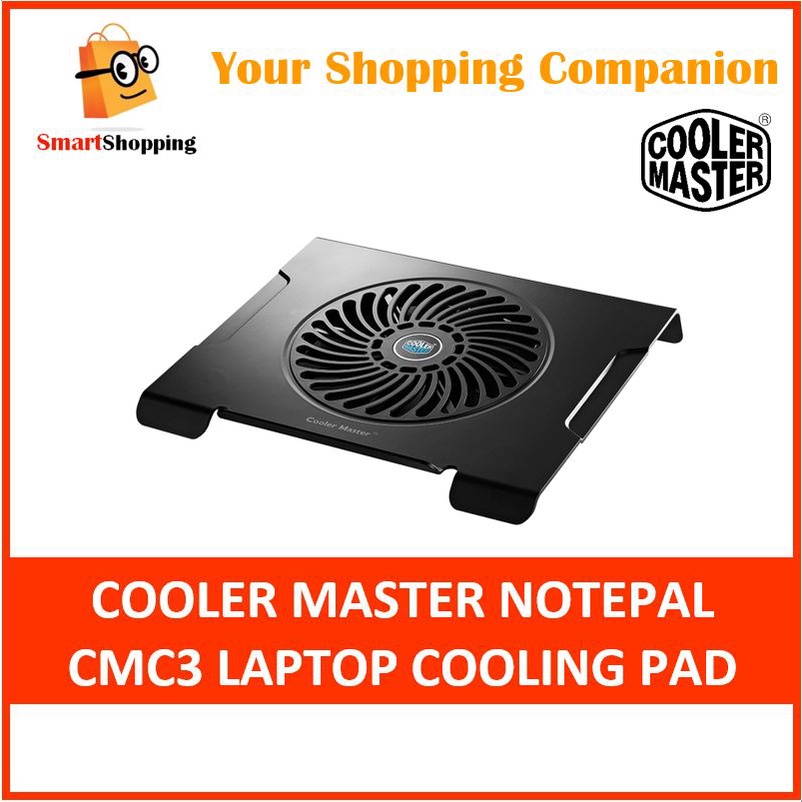 Cooler Master Notepal CMC3 200mm Fan Standard Notebook Cooler Laptop ...