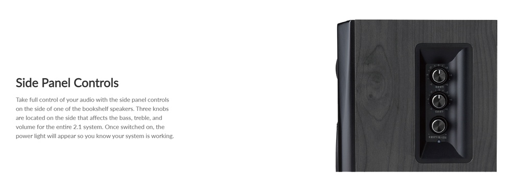 Edifier S351DB (Black) 2.1 / 150W Bluetooth Active Speaker / Titanium ...