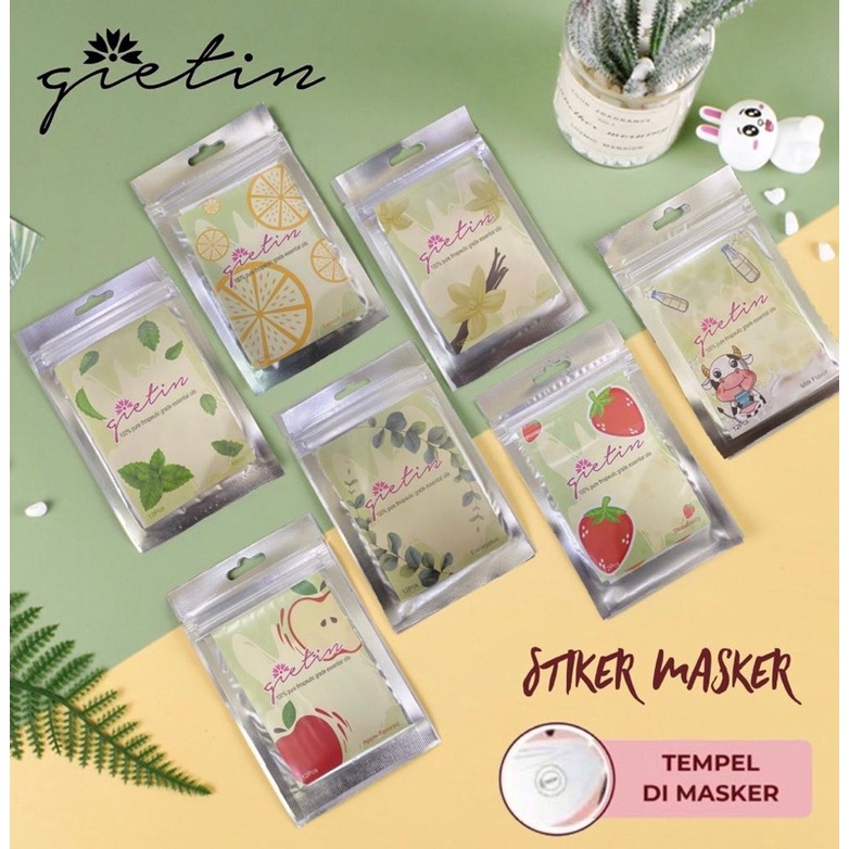 [GIETIN] Mask AROMA PATCH | Hy Mask Stickers (12pcs) | (36pcs) | Shopee ...