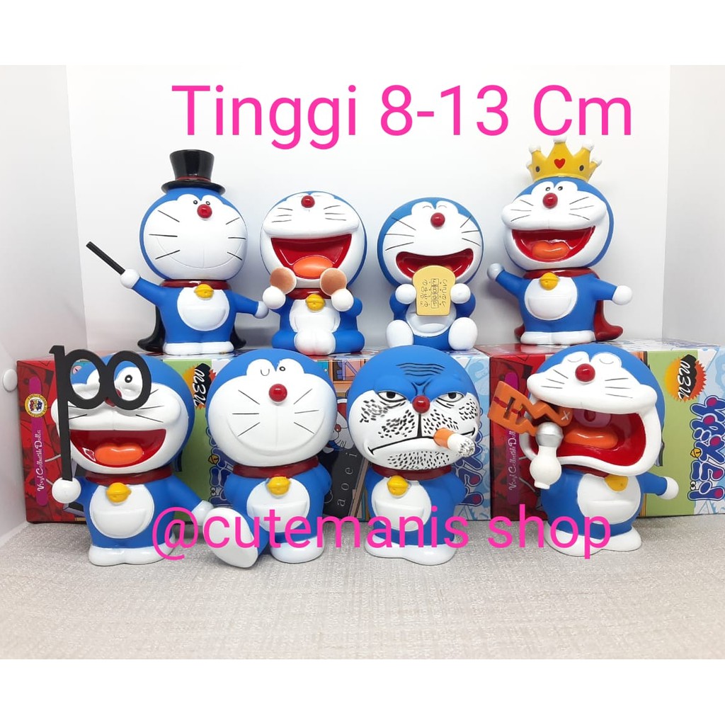 Doraemon Action Figures / Cake Topper / Doraemon Display Set of 8 ...