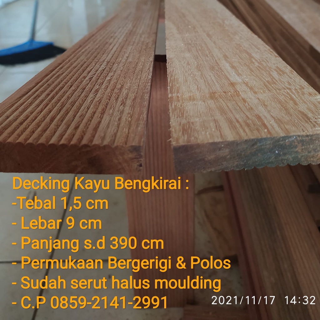KAYU Bengkirai Decking - Floor Boards, Fences and Bangkirei Kalimantan ...