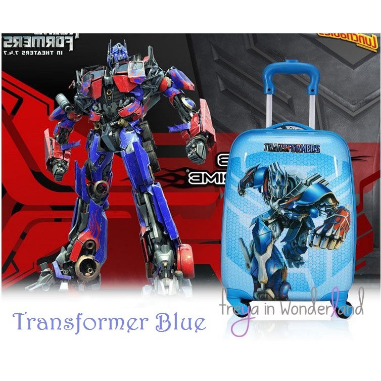 18 Inch! Kids Luggage Cartoon Suitcase Frozen Superhero Transformer ...