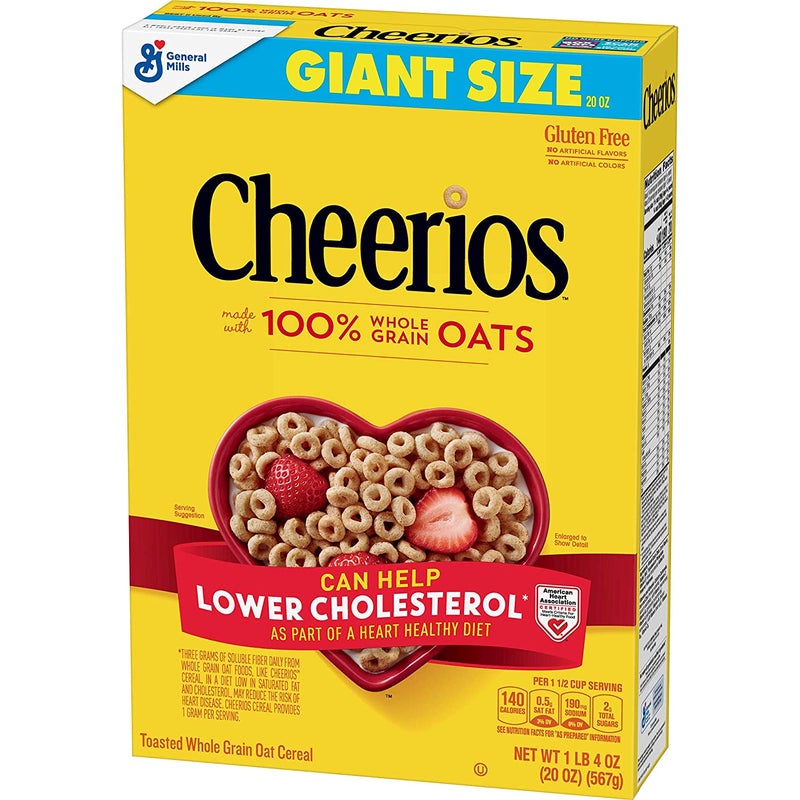 Cheerios Gluten-Free Cold Cereal, 576g / 20.35oz | Shopee Singapore
