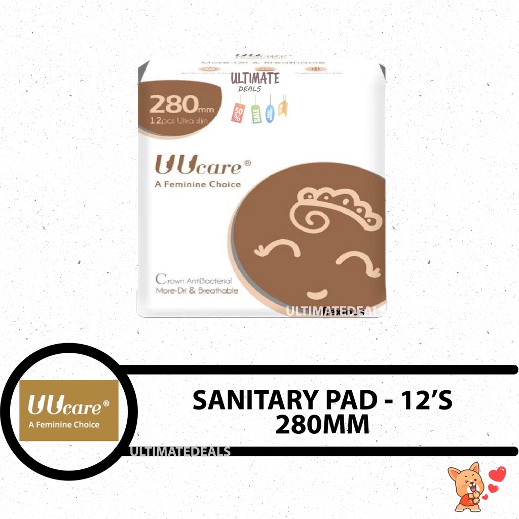 UUcare Sanitary Pads 280mm 12pcs | Shopee Singapore
