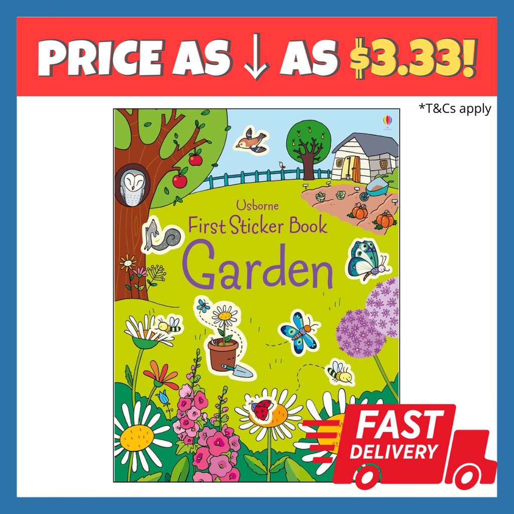 (Garden) Usborne First Sticker Book Kids Sticker Books Children ...