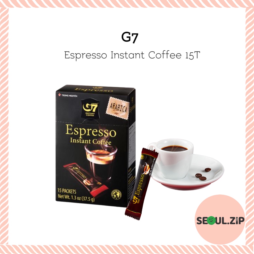 G7 Premium Espresso Instant Coffee 15 Packets 1+1 Boxes | Shopee Singapore