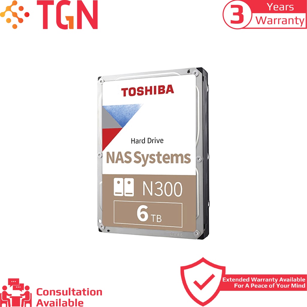 Toshiba N300 6TB NAS HD | Shopee Singapore