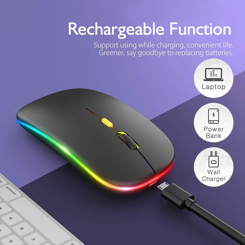 🔥ready stock🔥 Wireless Mouse 2.4Ghz Receiver Optical Adjustable Silent ...