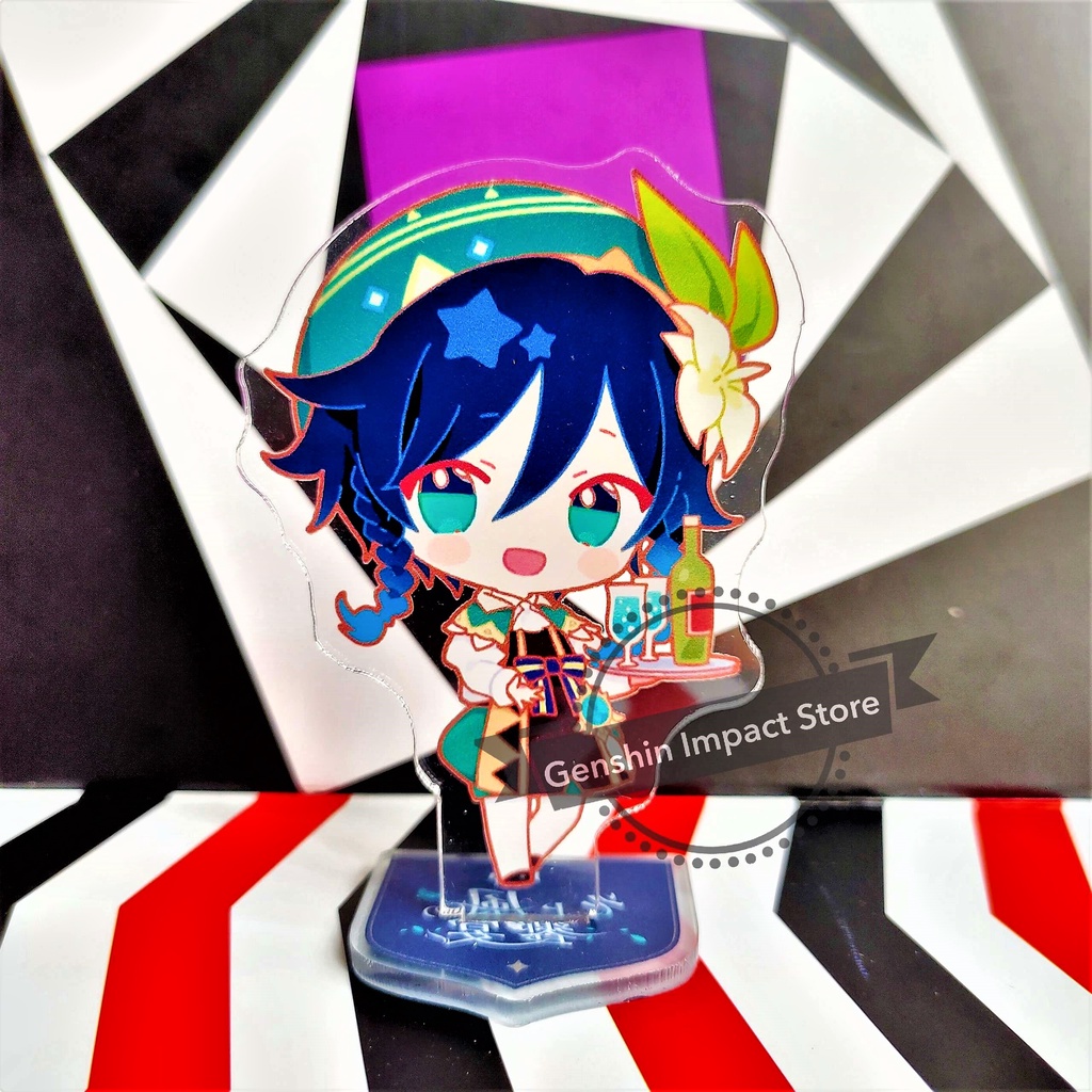 Venti game Genshin Impact character standee model restaurant model ...