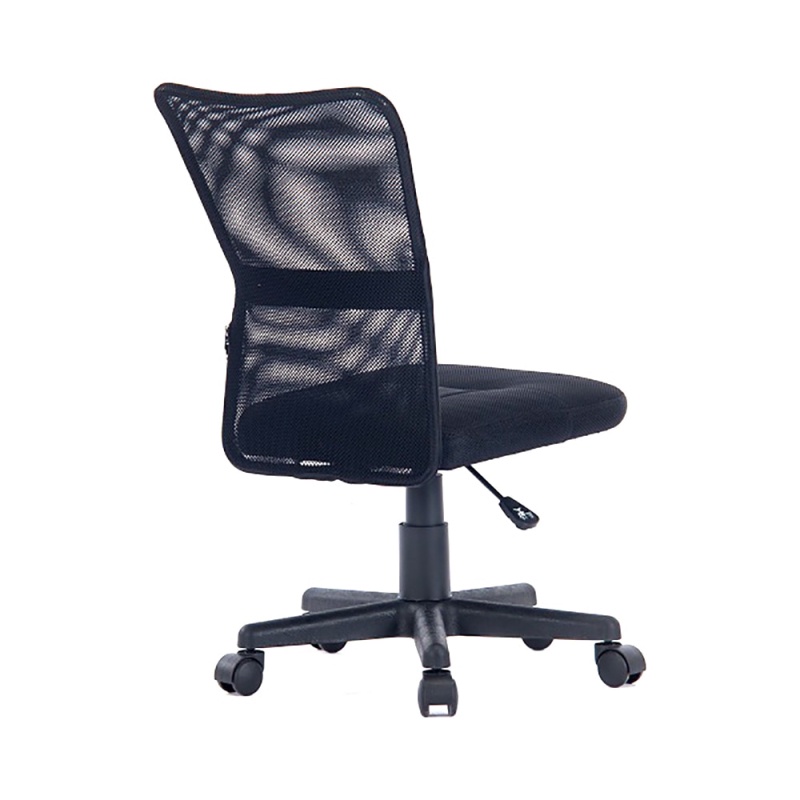 LEVELS Cotton Office Chair (Commercial Grade) (Black Low Back Fabric ...
