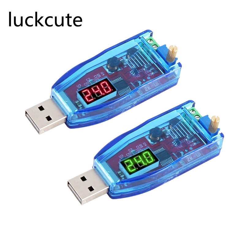 DC-DC 5V to 3.3V 9V 12V 24V USB Step UP Step Down Power Supply Module ...