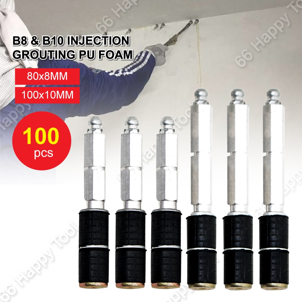 B8 B10 A10 PU Injection Crack Repair Injection Grouting PU Foam 100pcs ...