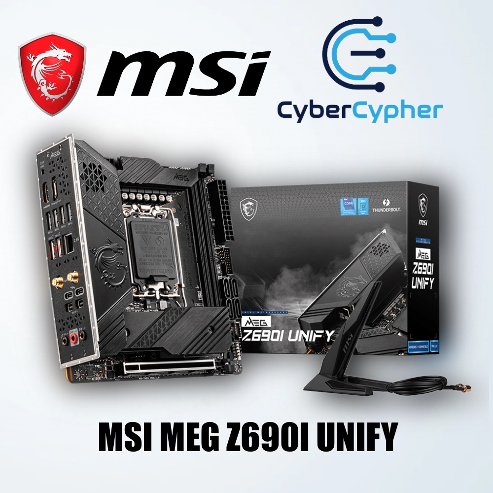 MSI MEG Z690I UNIFY Intel 12th Gen LGA 1700 LGA1700 ITX Motherboard ...