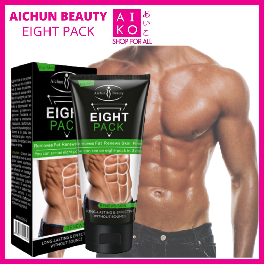 (AIKO) AICHUN BEAUTY EIGHT PACK SLIMMING CREAM/FAT BURNER/BUANG LEMAK ...