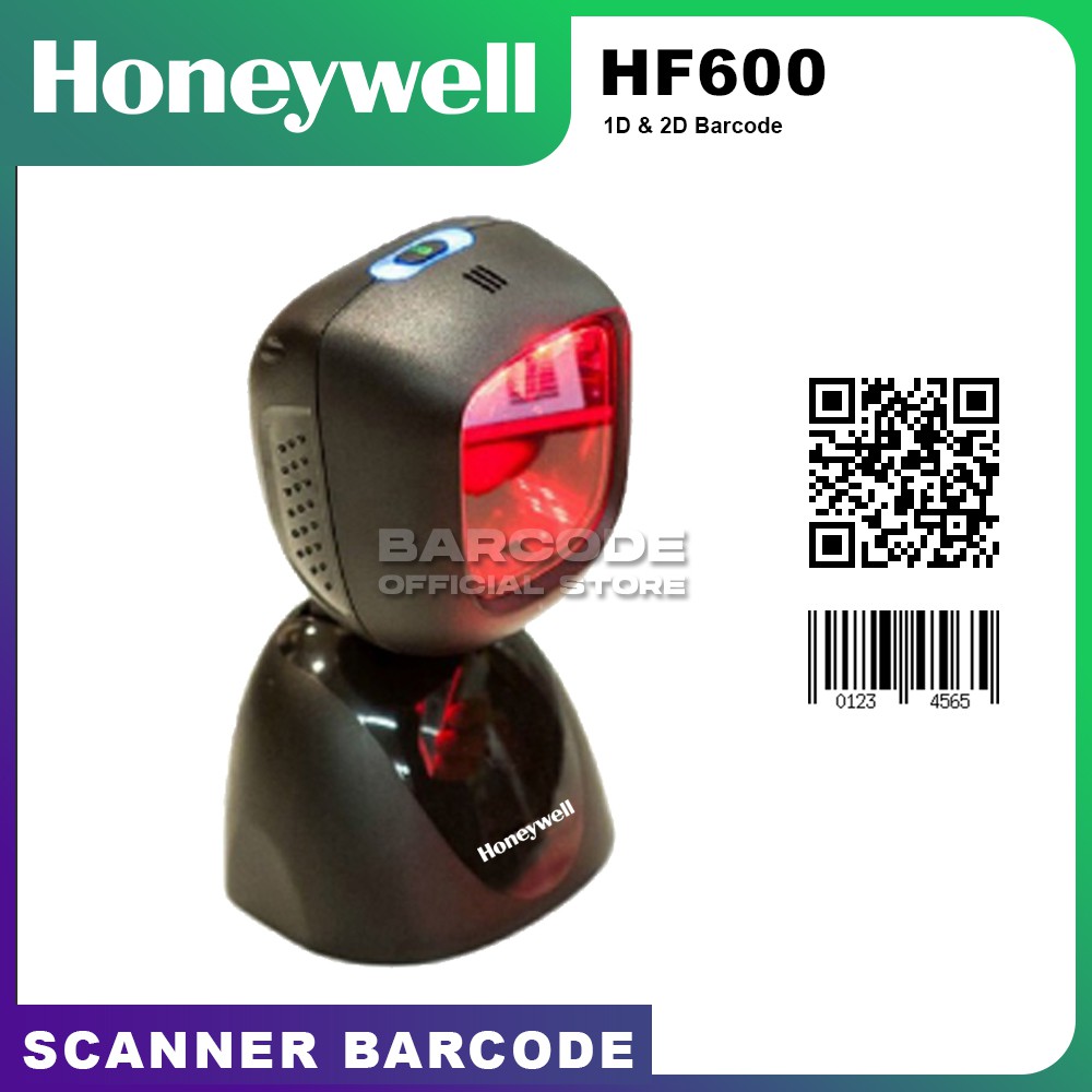 BARCODE SCANNER HONEYWELL HF600 - 1D & 2D IMAGER - QR CODE EFFECTIVE ...