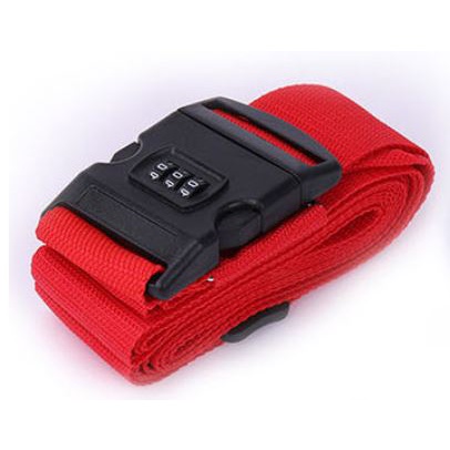 Luggage strap (T strap) with 3 digit pin lock for luggage bags cabin ...
