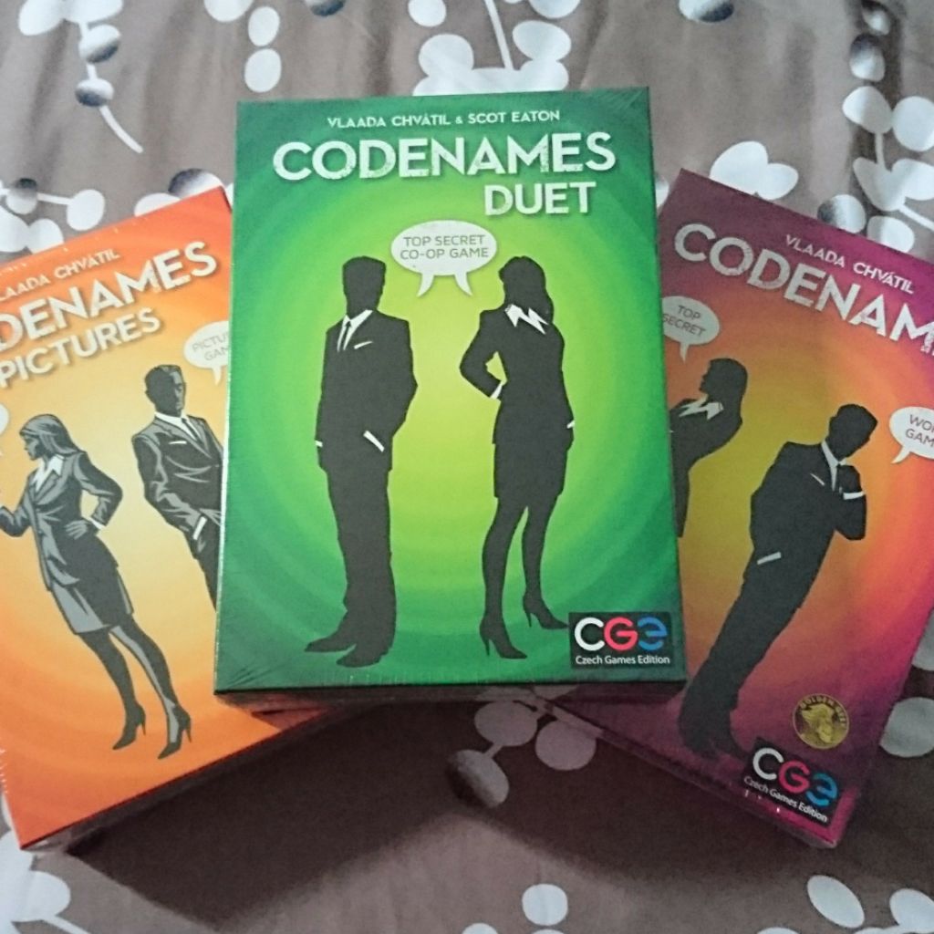 (Authentic) Codenames Board Game - Original Words Duet Pictures ...