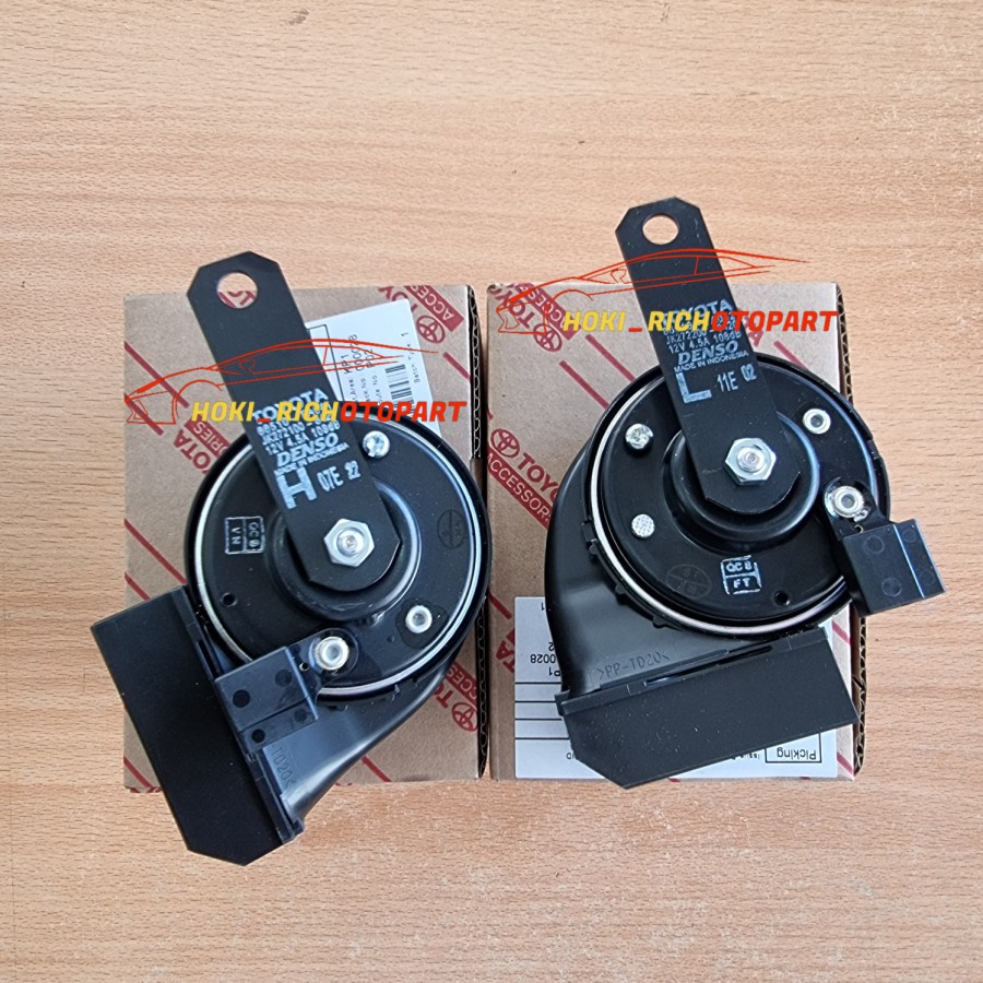 Original Toyota Raize Cross Innova Fortuner Premium Horn 1set | Shopee ...