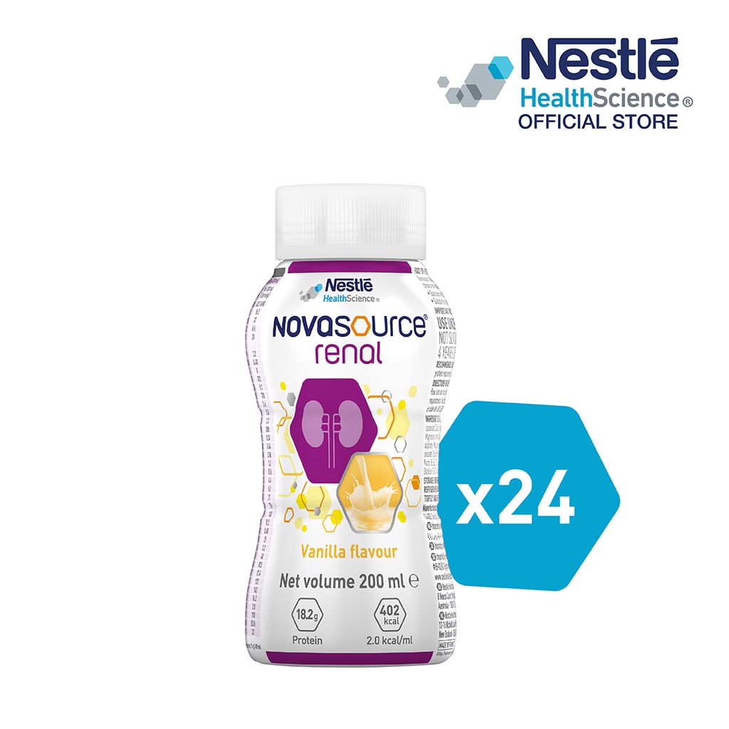 Nestle Novasource Renal Liquid 24x 200 ml | Shopee Singapore