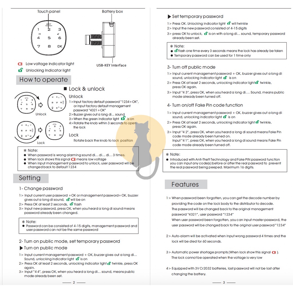 [ SG Ready Stock] Mailbox Letter Box WT Digital Lock Smart Digit ...