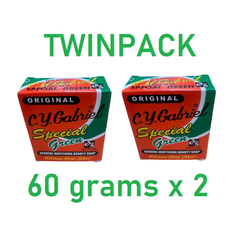 C.Y Gabriel Original Whitening Soap - 60 grams x 2 bars | Shopee Singapore