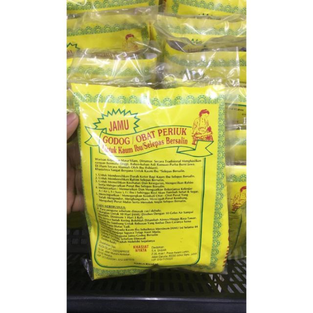 JAMU GODOG / UBAT PERIUK IBU BERSALIN ( OFFER RM8 ) | Shopee Singapore