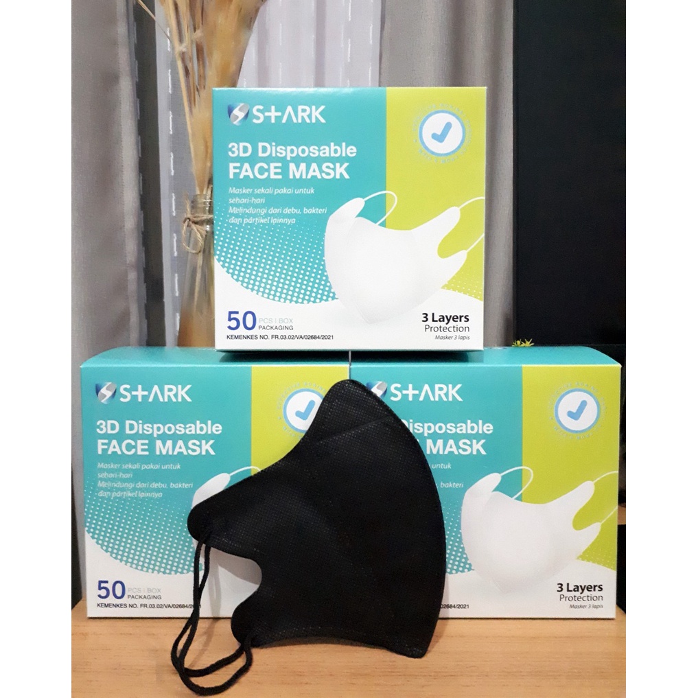 Duckbill Earloop Mask 3 Ply contains 50 Pcs/Box Disposable Facemask ...