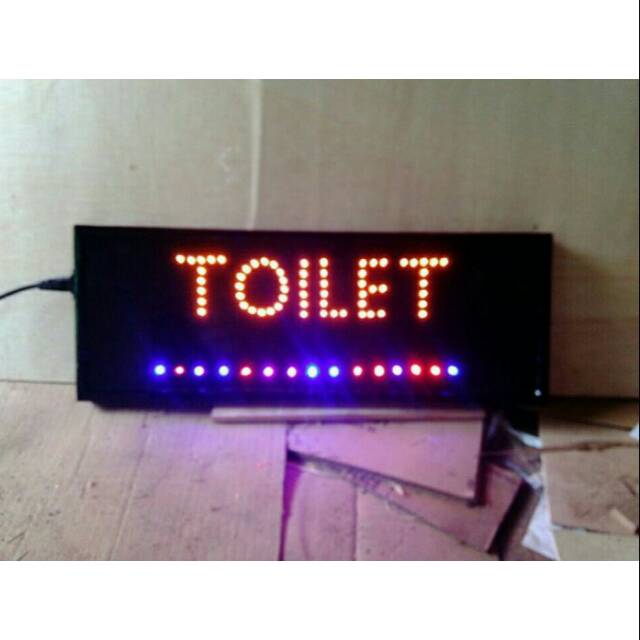 Led light writing board / led toilet sign | Shopee Singapore