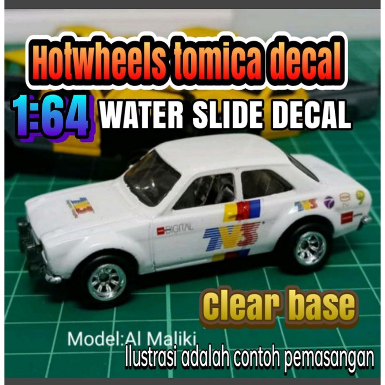 Hotwheels tomica decal tv3 B (decal only not car) | Shopee Singapore