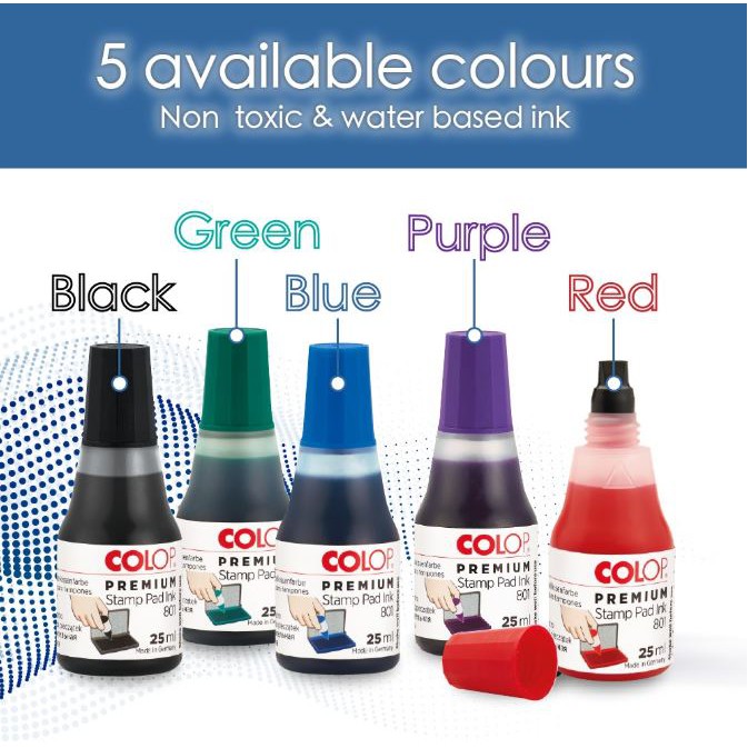 COLOP Self-Inking Stamp Refill Ink | COLOP 801P | Refill for stamp pad ...