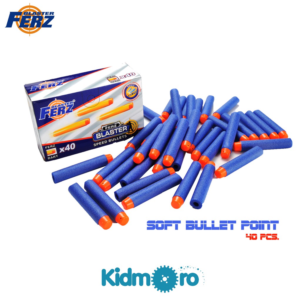 FERZ Soft Point Foam Darts, Bullets 20pcs / 40pcs | Shopee Singapore