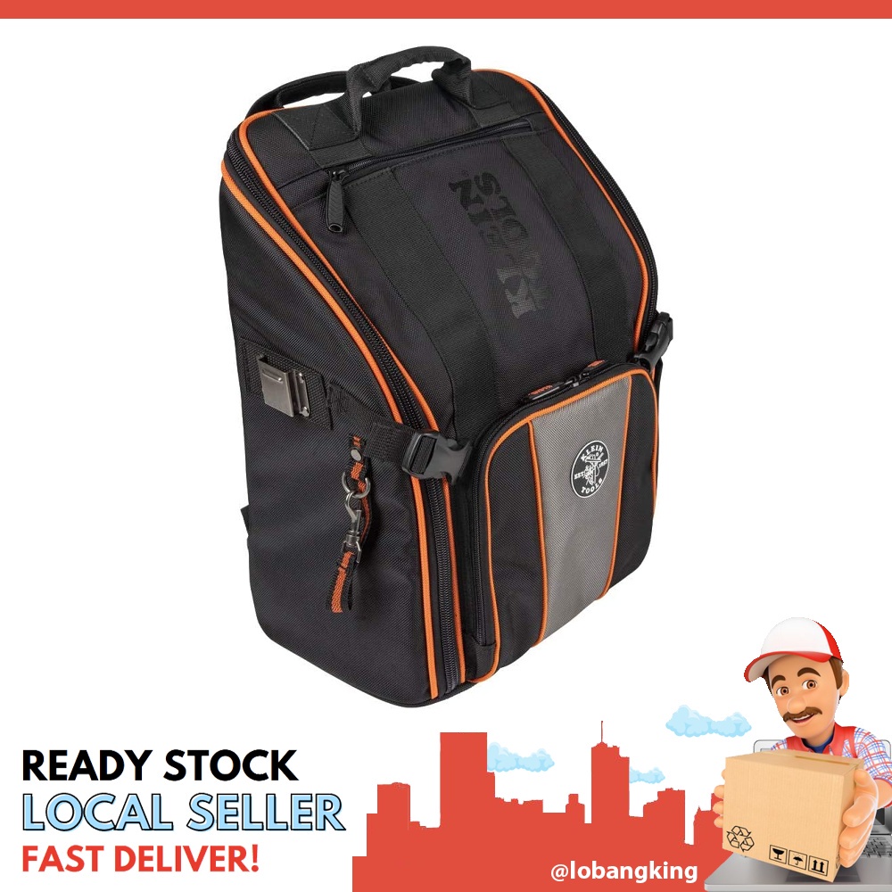 [instock] Klein Tools 55482 Tool Bag Backpack, Heavy Duty Tradesman Pro ...
