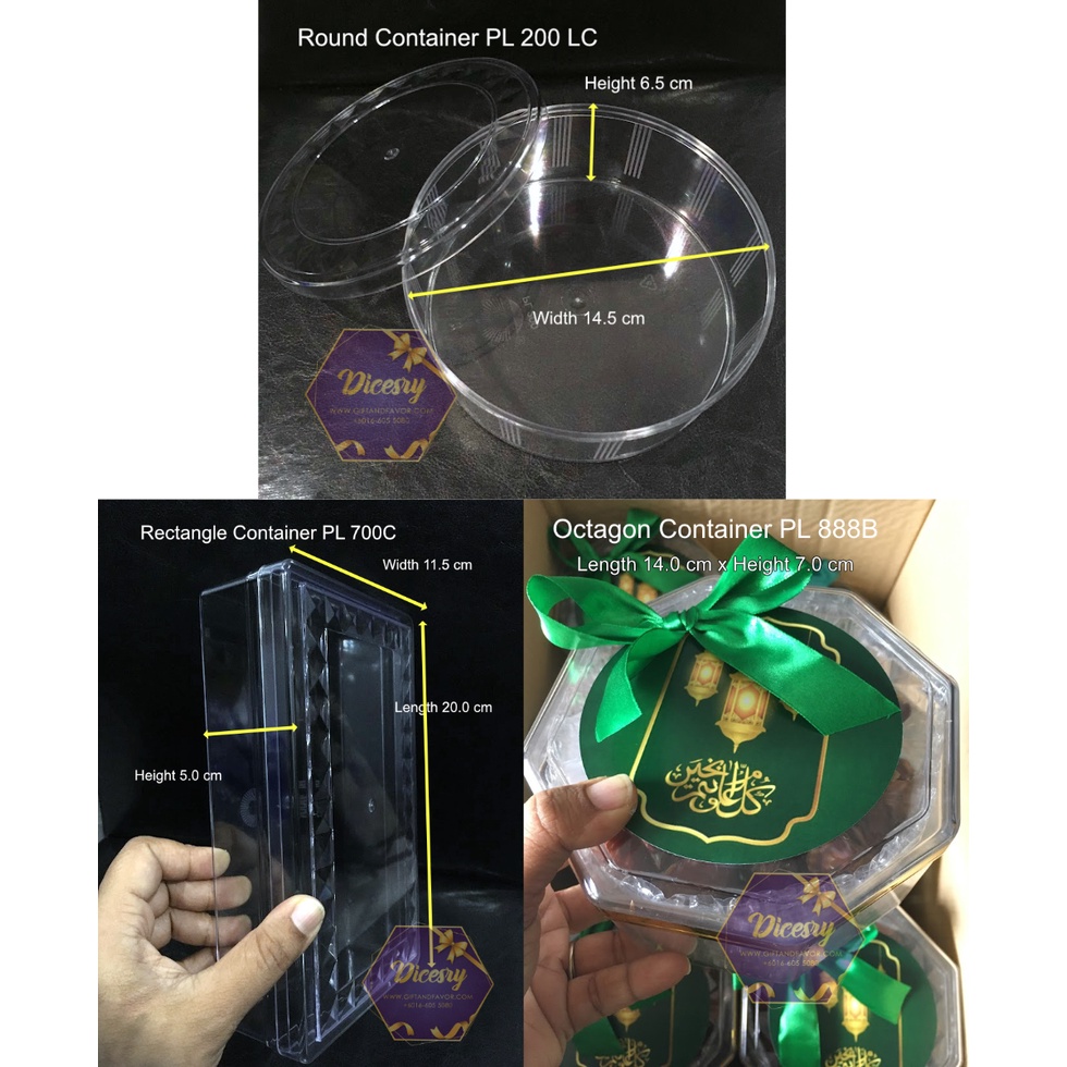 Plastic Cookie Container / Balang Biskut / Bekas Plastik | Shopee Singapore