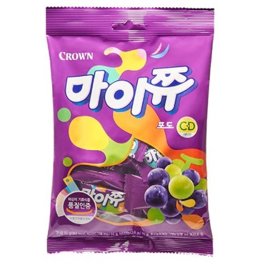 [CROWN☆KOREA] Mychew Chewing Candy 72g 4 Flavors Strawberry Grape Peach ...