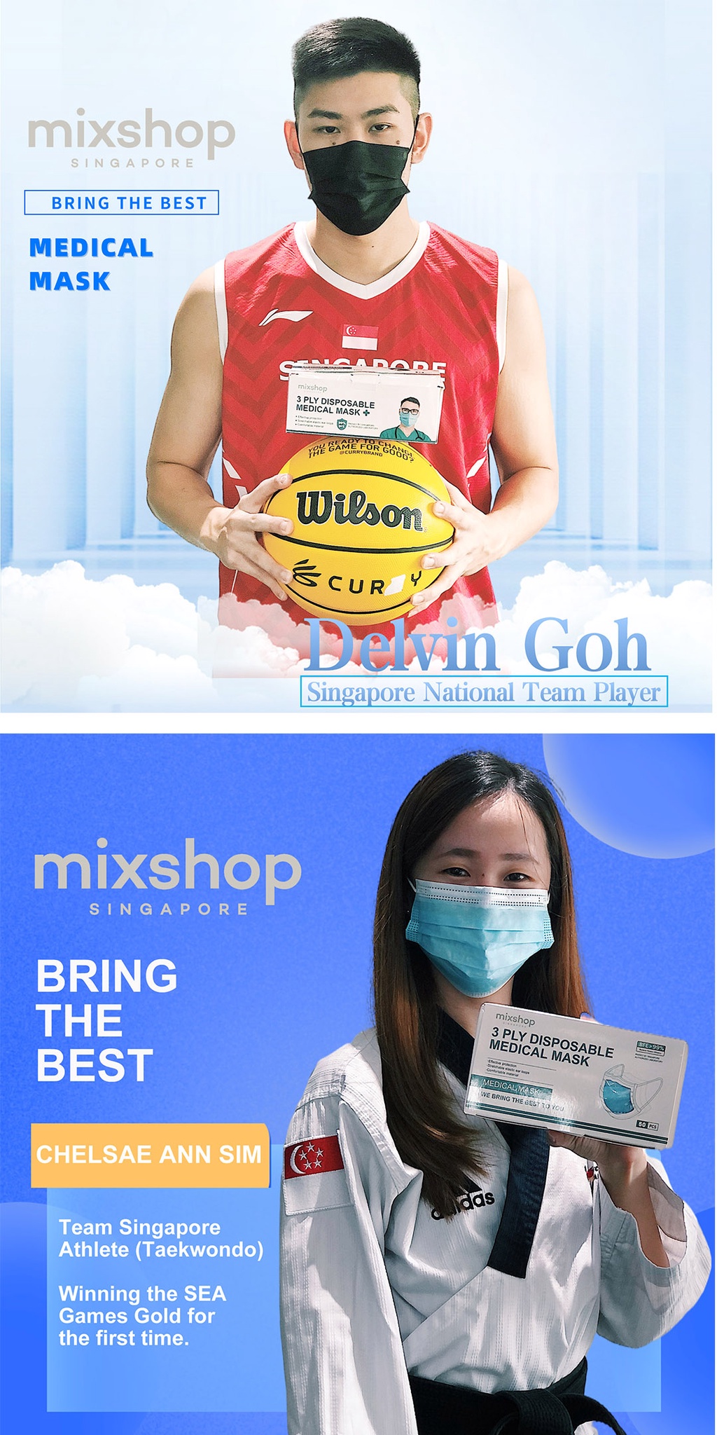 mixshop 3PLY disposable Medical mask & face mask for Adults and Kids ...