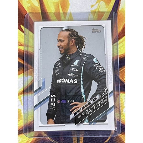 2021 F1 Topps Formula One Racing Card - Lewis Hamilton F1 Driver ...