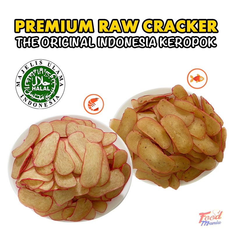 Fish/Prawn Crackers (Raw) - Halal Fry-It-Yourself Premium Keropok Udang ...
