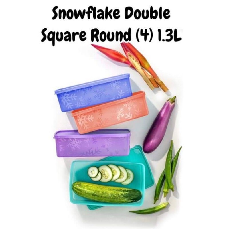 Tupperware Snowflake (400ml / 800ml / 1.3L) | Shopee Singapore