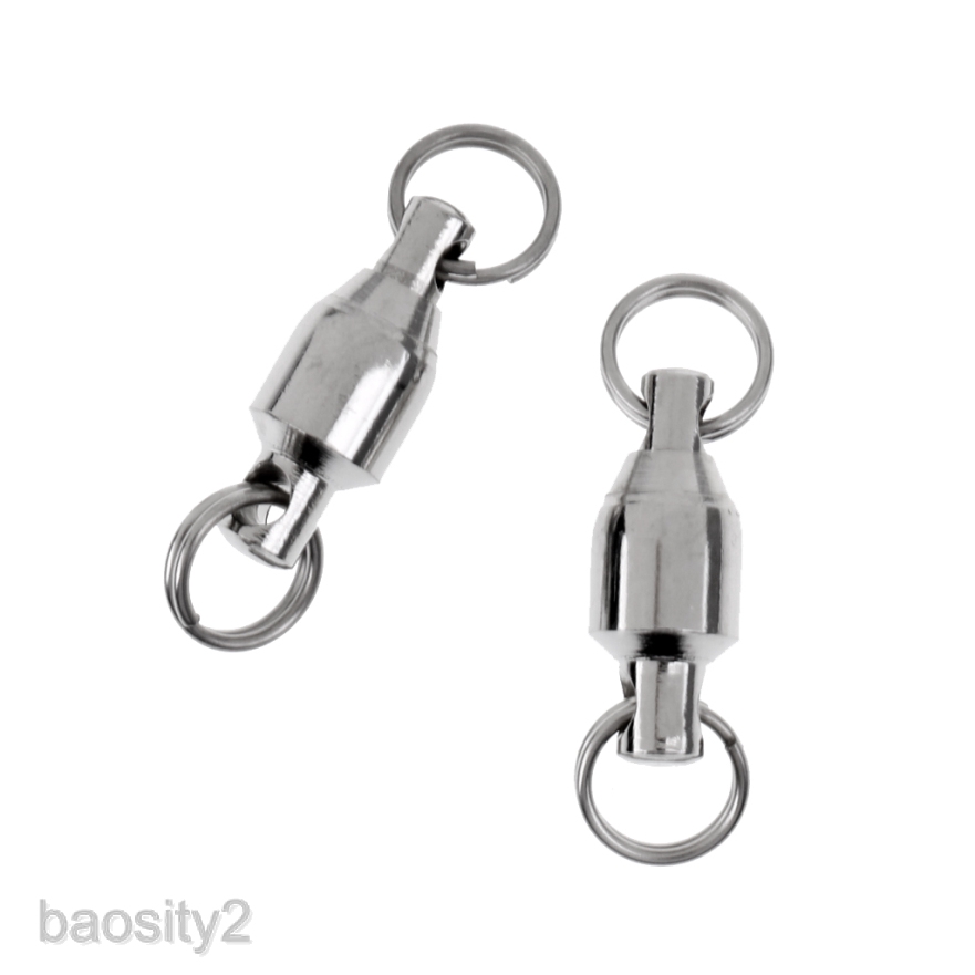 Pack Of 20 Pieces High Strength Ball Bearing Swivels, Split Rings ...