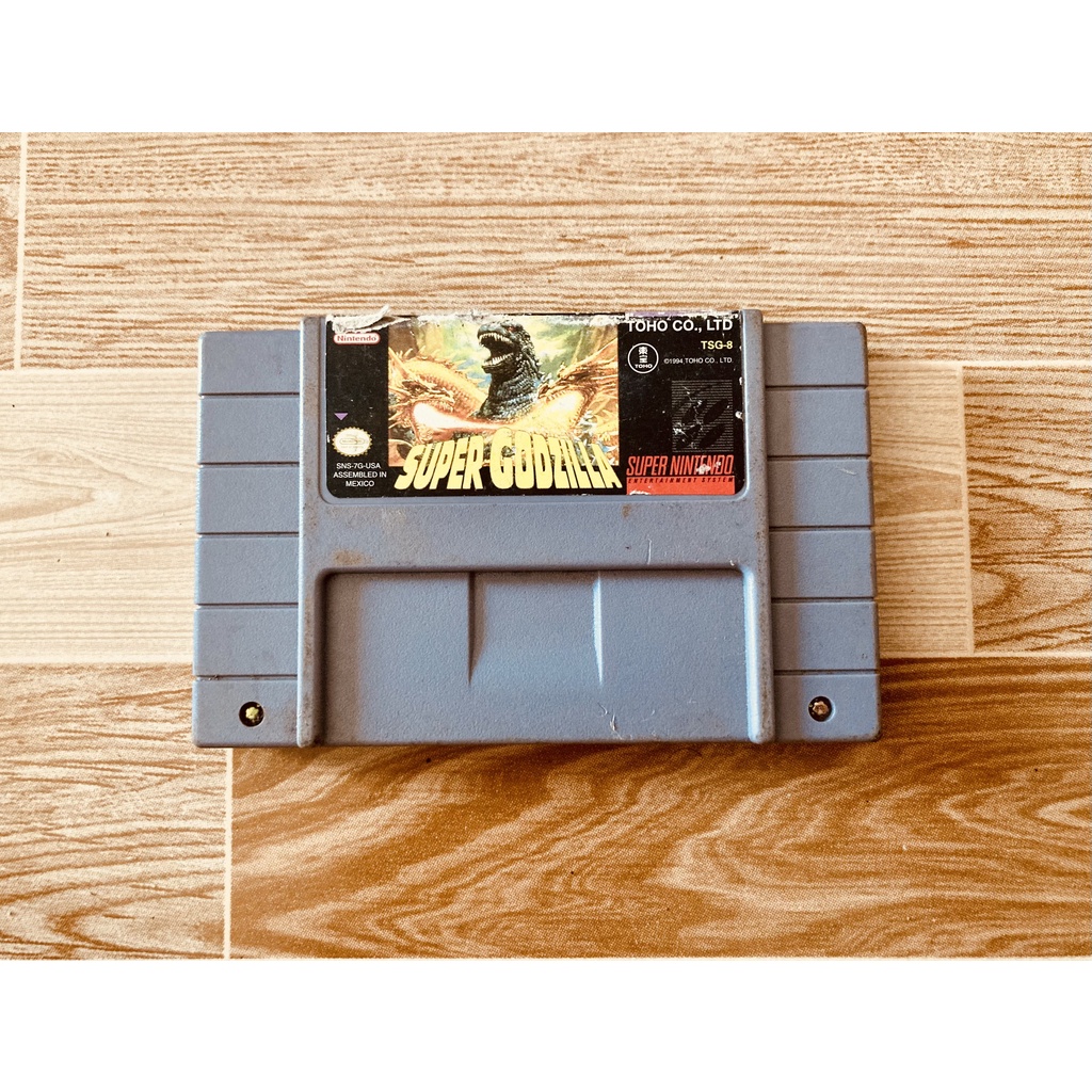 Snes - Super Godzilla game tape | Shopee Singapore