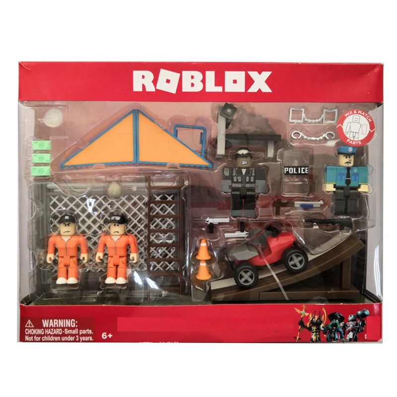 4pcs/set Virtual World Roblox Jailbreak Escape PVC Action Figure Toy ...
