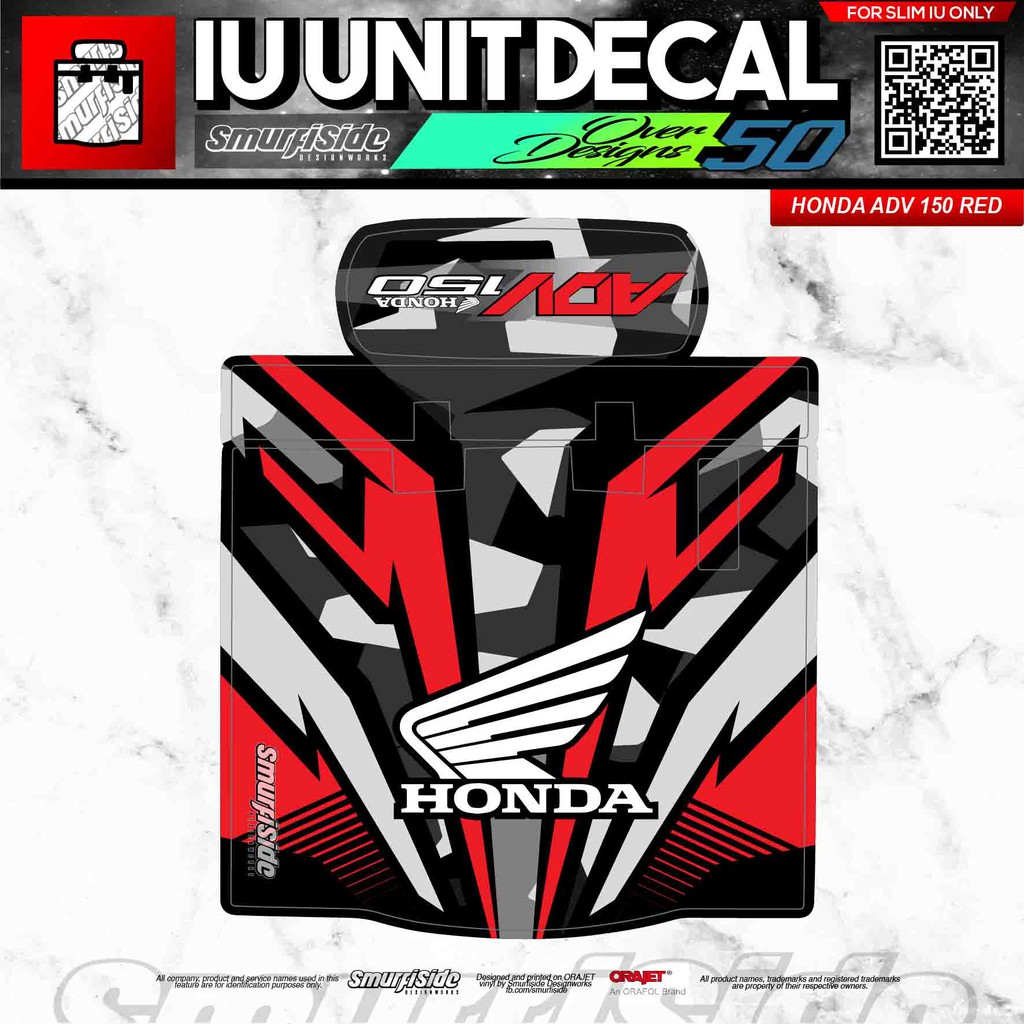 MOTORCYCLE SLIM IU UNIT DECAL VOL. 6 | Shopee Singapore